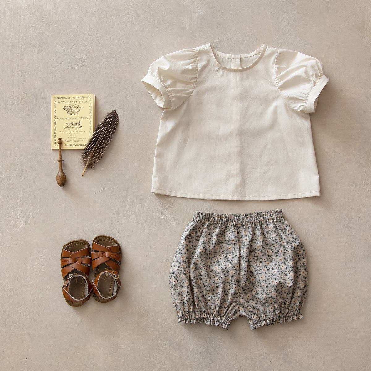 [無料型紙]パフスリーブブラウス – sani -pattern shop-